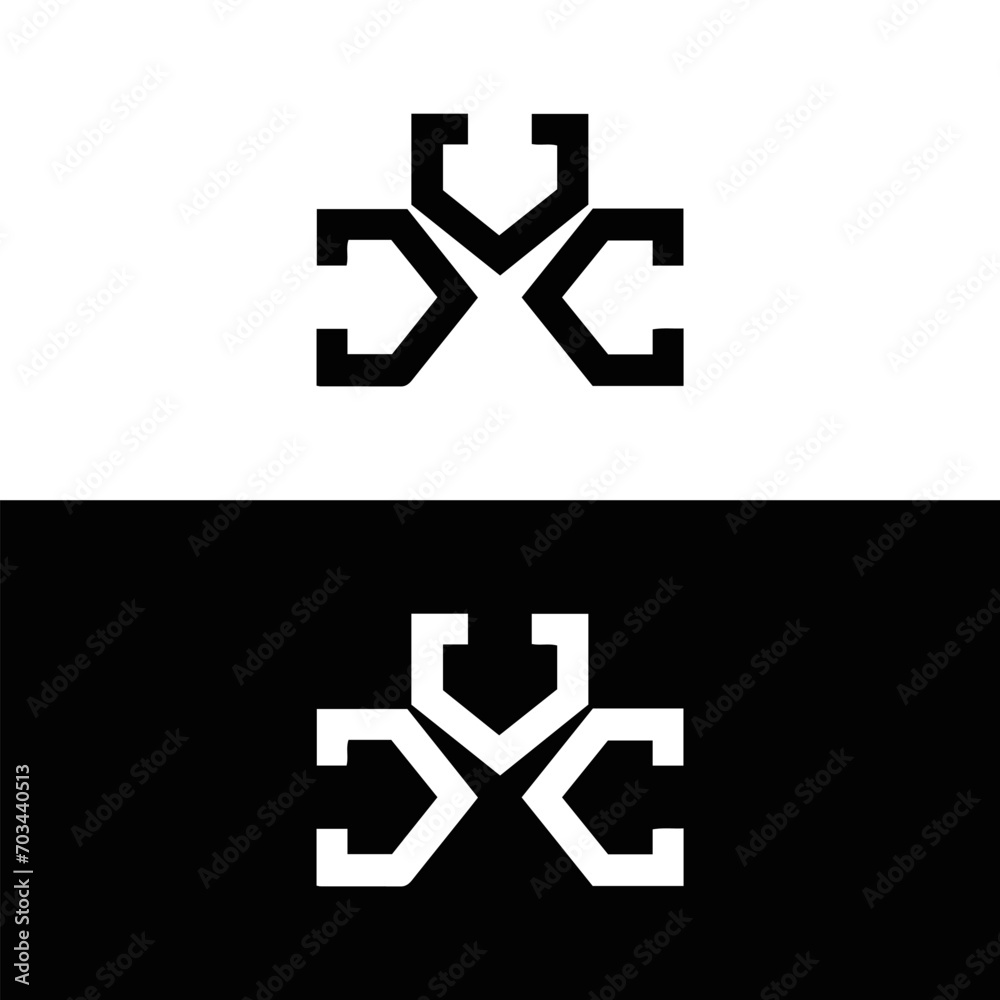 CCC logo. CCC set , C C C design. White CCC letter. CCC, C C C letter ...