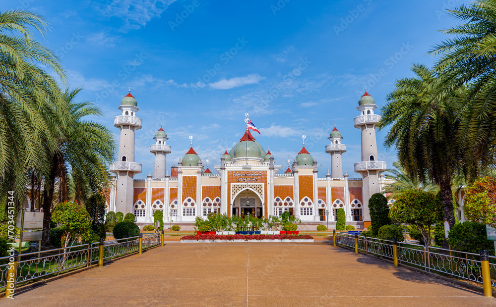 The most beautiful Viewpoint Pattani Central Mosque, southern Thailand ...