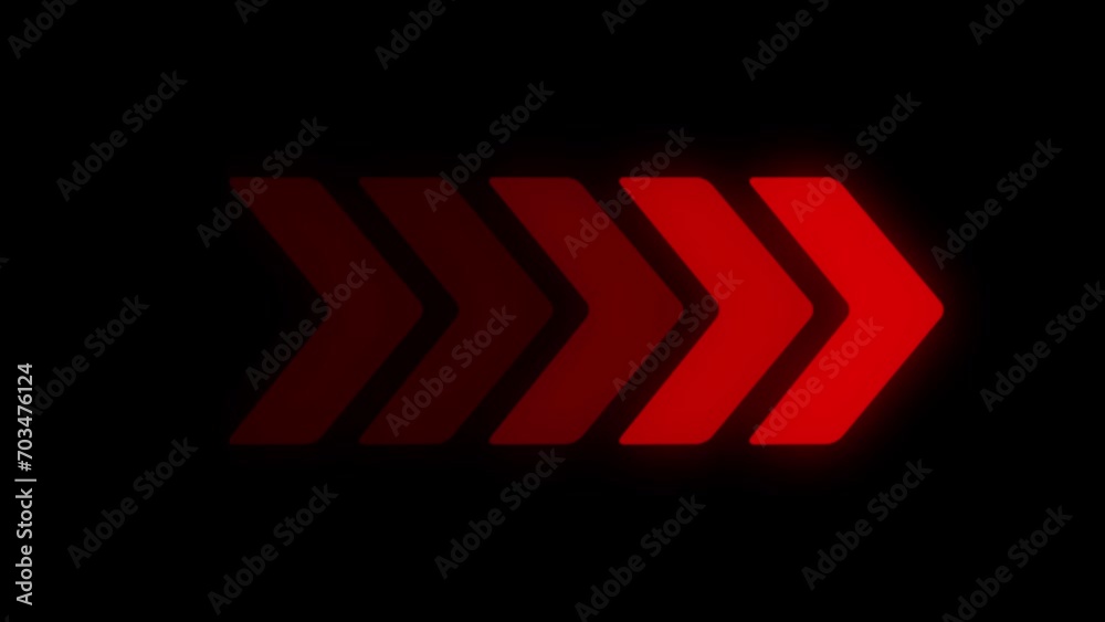 Animated arrows for the overlay video layer. swipe up animation ...