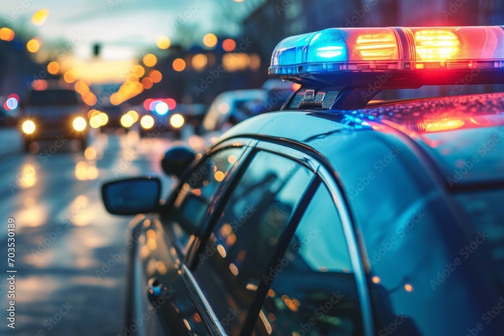 Police department, police officer, police car Stock Photo | Adobe Stock