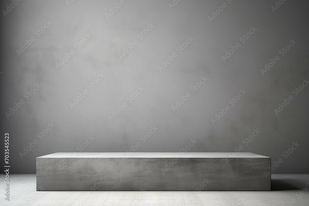 Grey concrete texture table product display background.3d perspective ...
