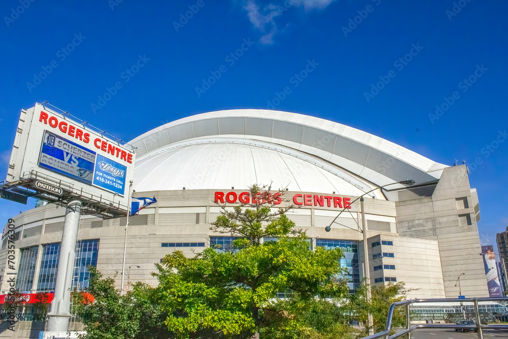 Toronto, Ontario, Canada. Jan 4, 2024. The Rogers Centre a multi ...