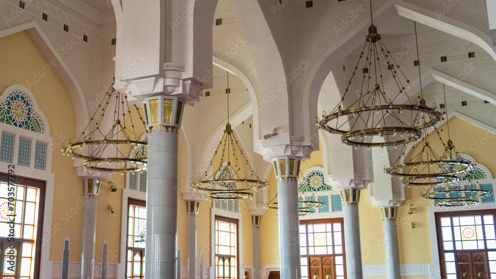 Imam Abdul Wahhab, also known as the Qatar State Grand Mosque Stock ...