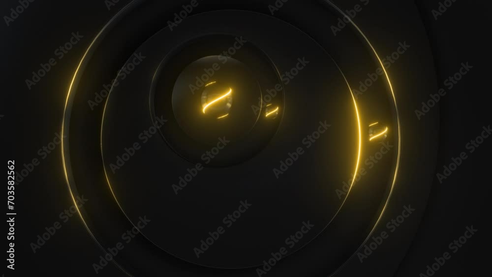 Vidéo Stock This stock motion graphic video of 4K Colored Glossy Spheres Background with gentle ...