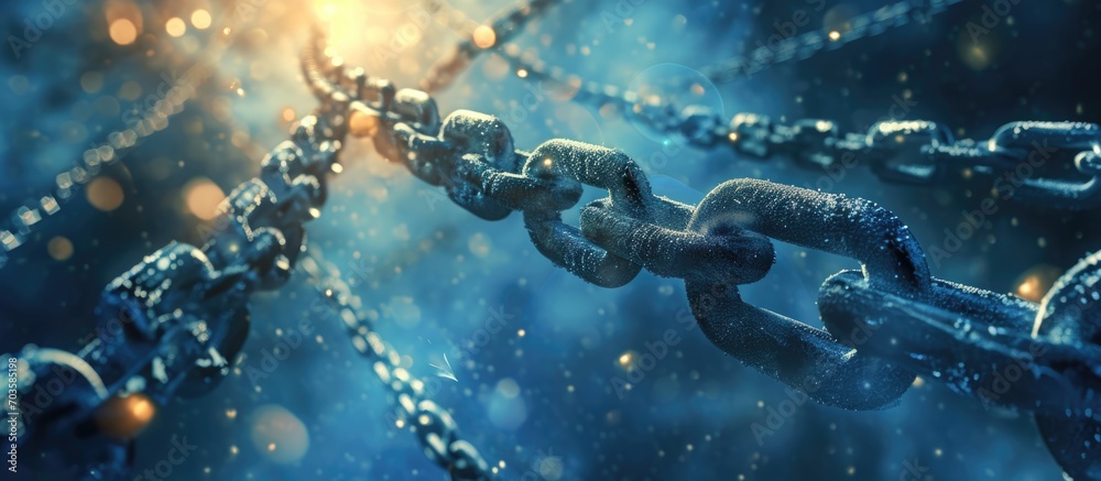 chain of scientific knowledge Stock Photo | Adobe Stock