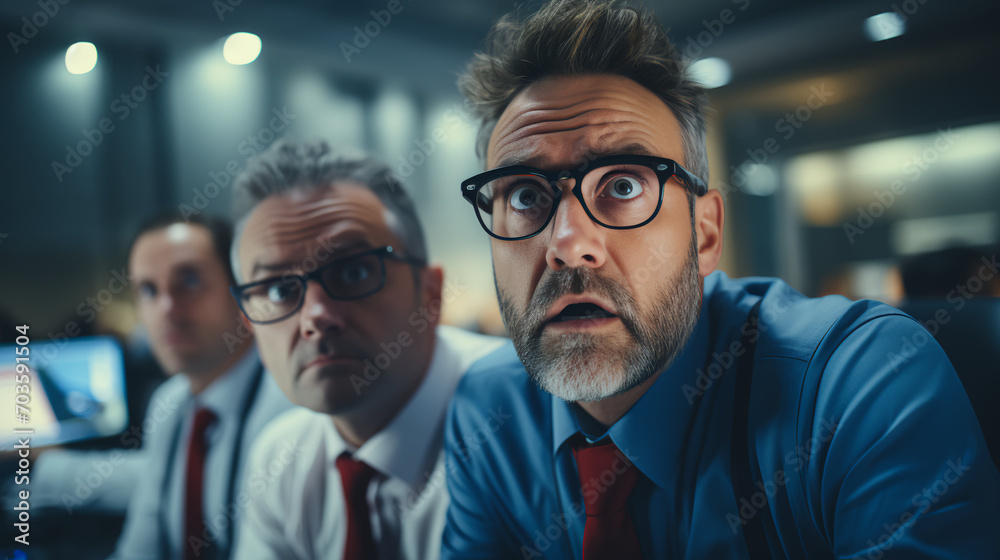 Control room - reaction shot - alarm - concern - working the problem ...