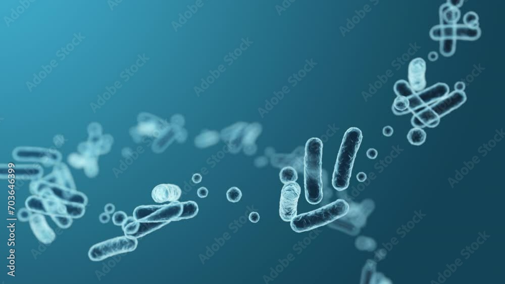 Enterobacteriaceae, gram-negative rod-shaped bacteria, part of ...