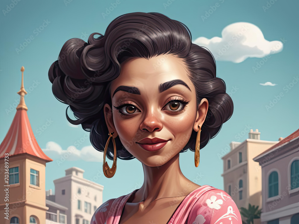 Whimsical Illustration - Bathsheba, a character with independence and ...