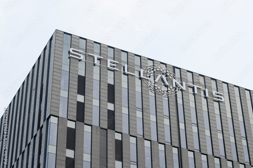Shanghai, China - June 28, 2023: Stellantis Shanghai office exterior ...