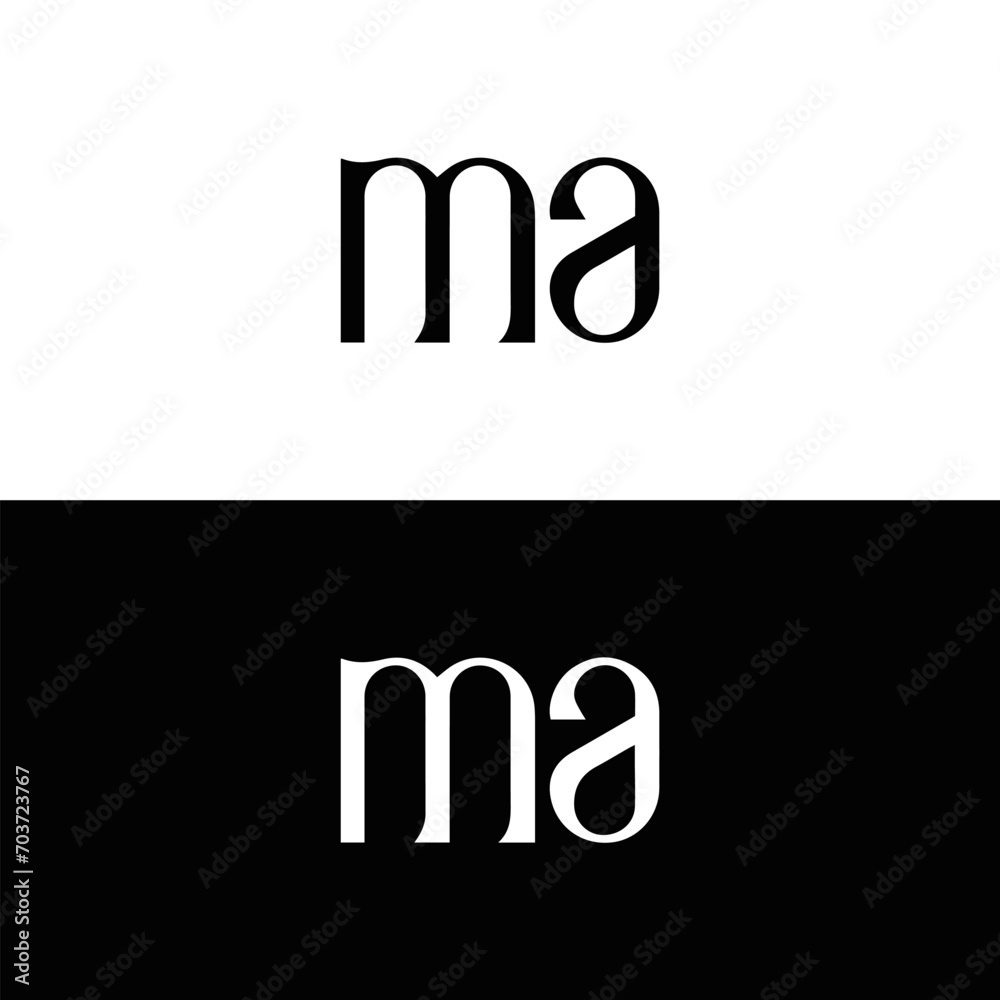 MA, MA set , M A design, M A letter, M A logo, M A, MA letter, MA logo ...