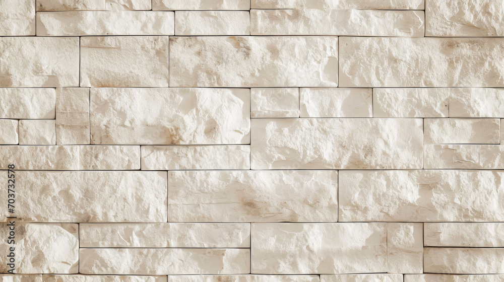 Cream and white brick wall texture background. cream stone wall ...