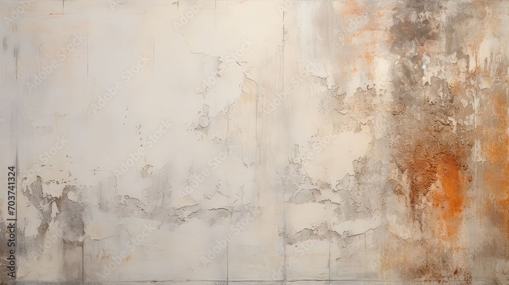 An abstract concrete canvas with the appearance of weathering and age ...