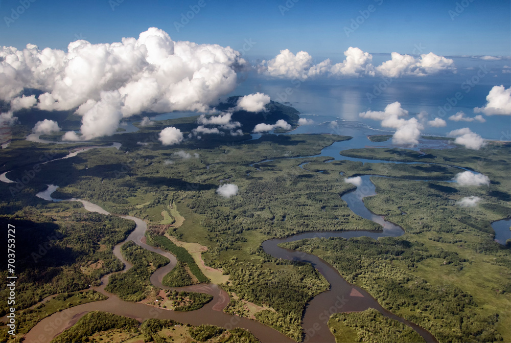 Costa Rica, Central America - Térraba-Sierpe Wetland, Delta Sierpe ...