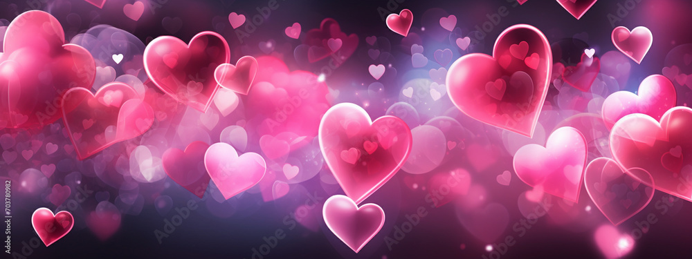heart background. love background with copy space. The road to love ...