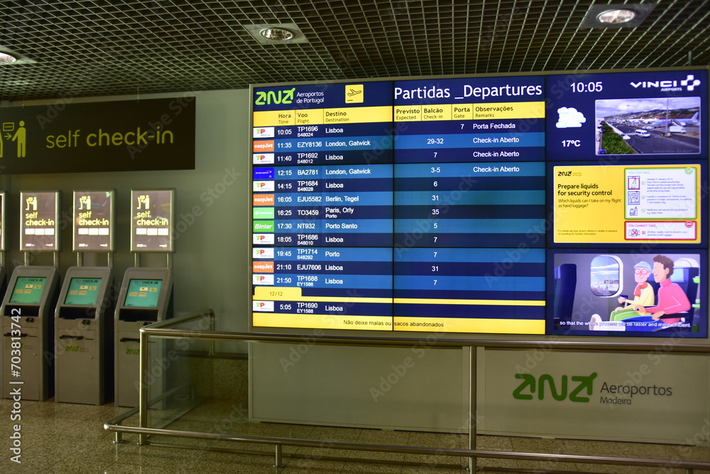Cristiano Ronaldo International Airport, Funchal, Madeira, Portugal ...