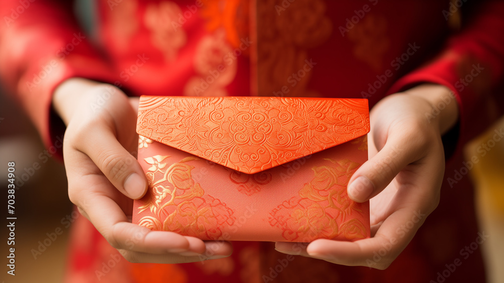 Explain the tradition of giving and receiving red envelopes and how it ...
