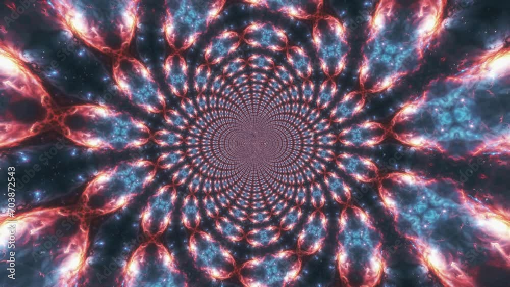 Singularity in a black hole. Event horizon. Multiverse and travel to ...