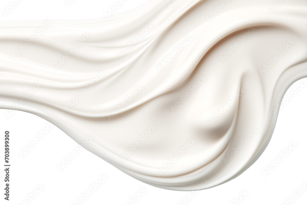 smear of cream texture on transparent background Stock Photo | Adobe Stock