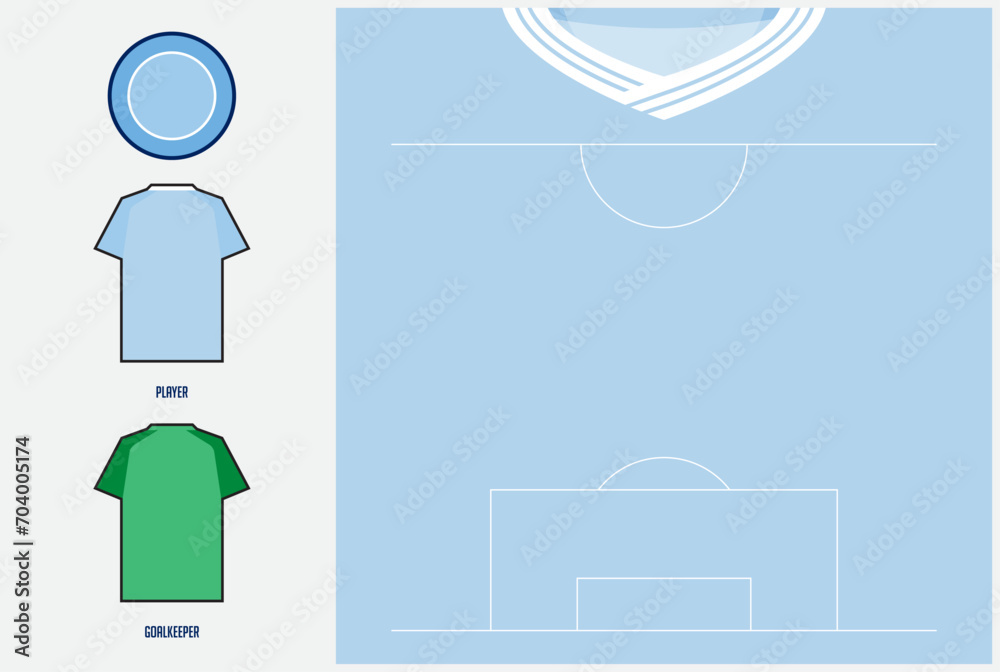 Infographic for football or soccer match lineups formation. Set of ...