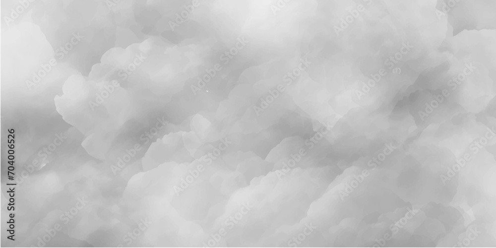 White fog effect transparent smoke,sky with puffy cumulus clouds brush ...