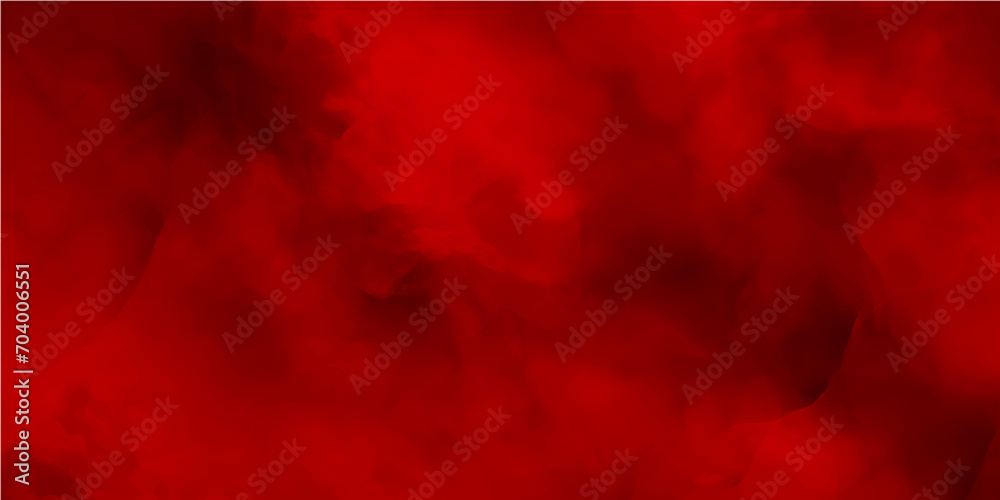 Red sky with puffy realistic fog or mist,backdrop design,isolated cloud ...