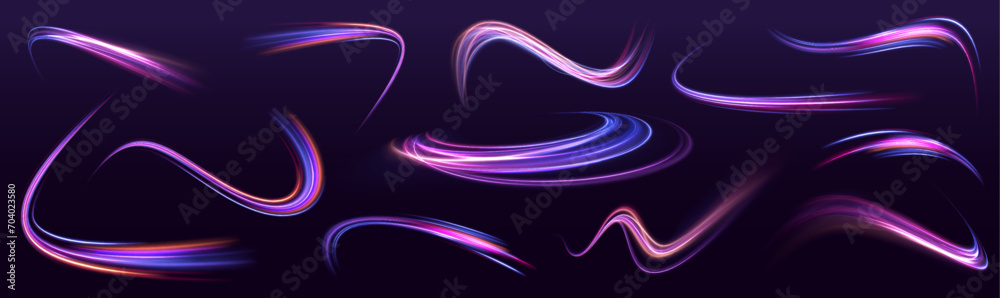 Big set of low-poly designs made of thin lines in the form of branches ...