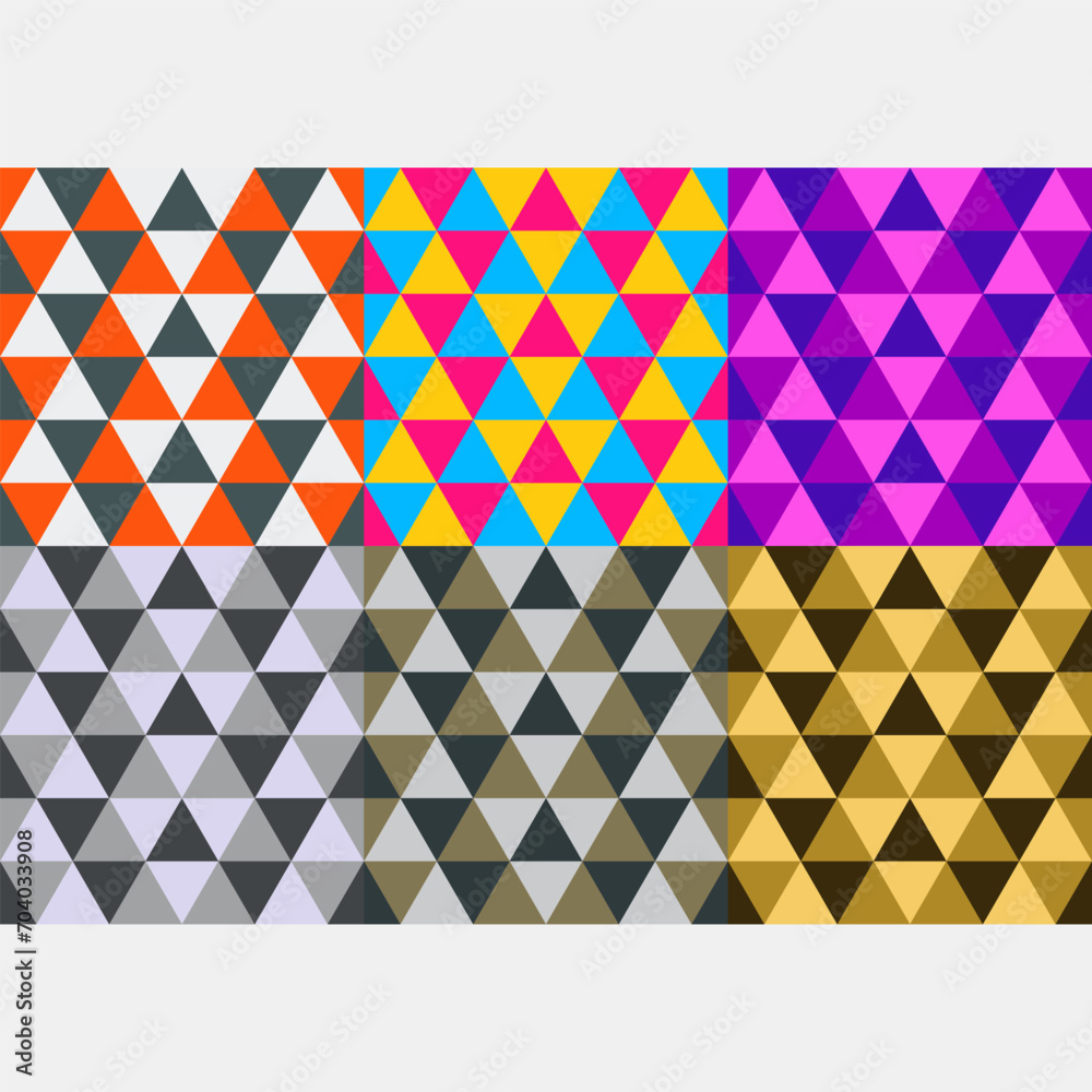 Modern Triangle Elegance: Bold Black Vector Design with Clean Lines ...