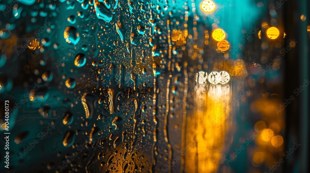 rain drops on the window, water marks on the glass, backgrounds ...