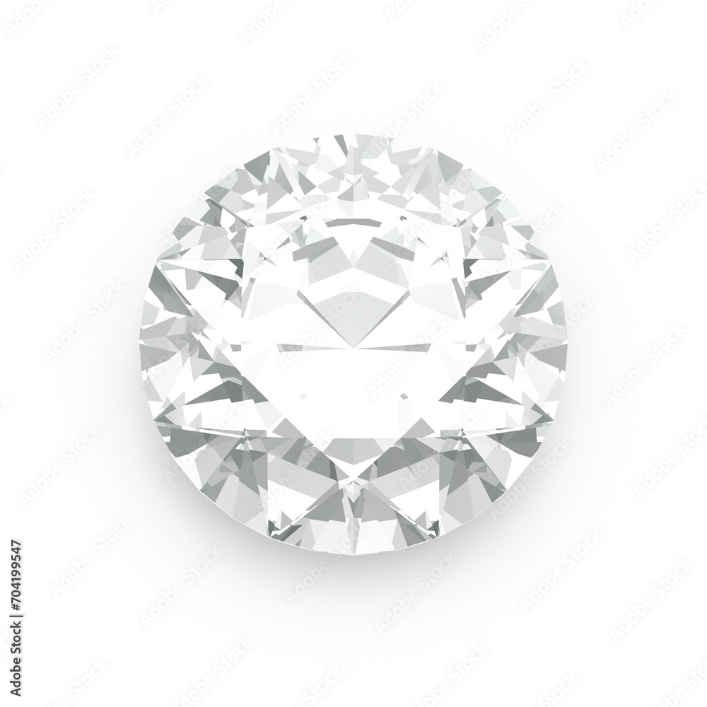 Realistic Diamonds 3D Model - High-Quality PNG for Luxury Jewelry ...
