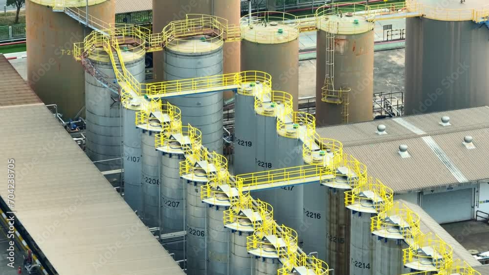 The lubricant plant operates around the clock, churning out essential ...