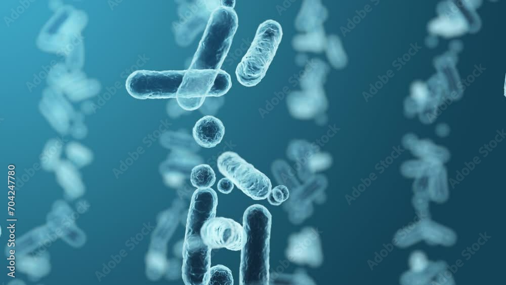 Enterobacteriaceae, gram-negative rod-shaped bacteria, part of ...