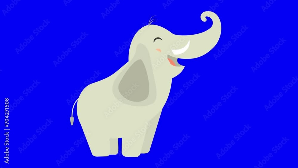 Video „2d animation, elephant, animation, 2 elephants, af, elephant ...