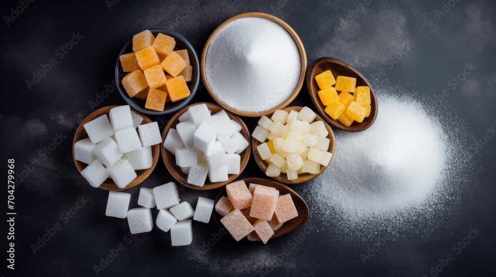 Various healthy diet replacement for sugar, natural organic sweetener ...