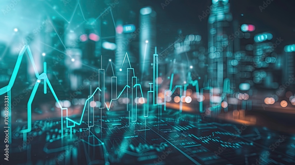 financial, finance, investment, chart, graph, invest, interface ...