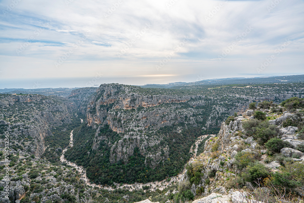Adamkayalar (literally "man-rocks") is a location in Mersin, Turkey ...