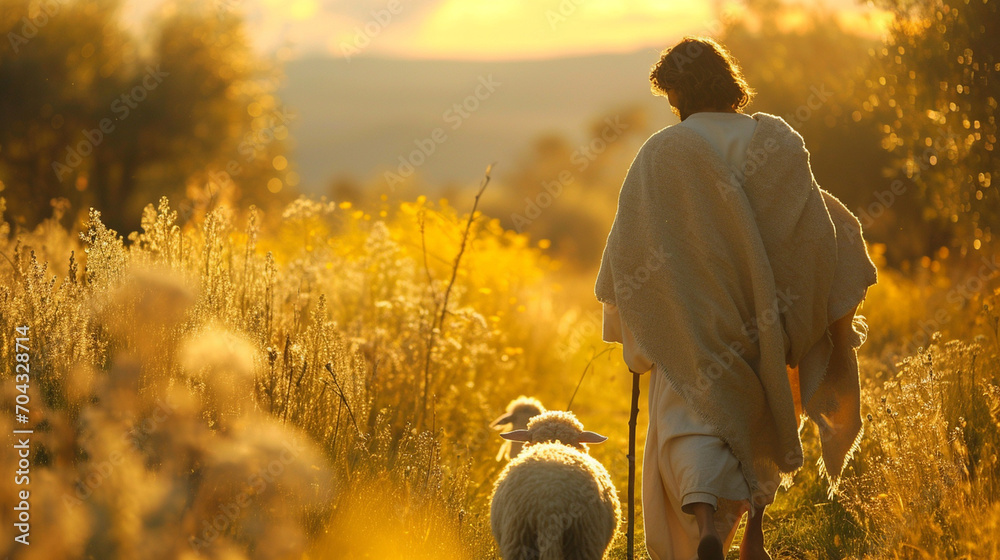 The Good Shepherd: A symbolic representation of Jesus as the Good ...