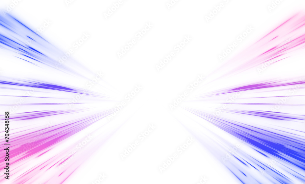 Vector speed of light in space on dark background. Illustration of ...