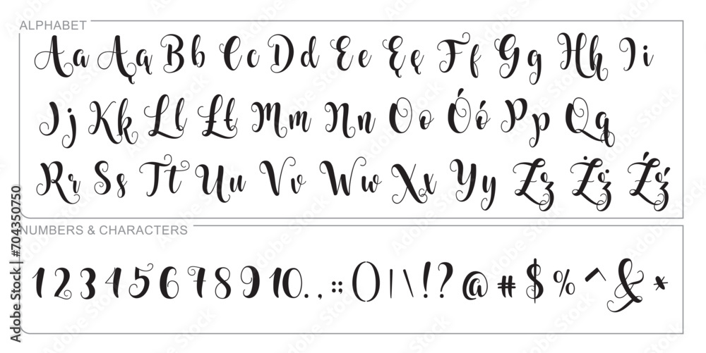 Alphabet Split Monogram, Split Letter Monogram, Alphabet Frame Font ...