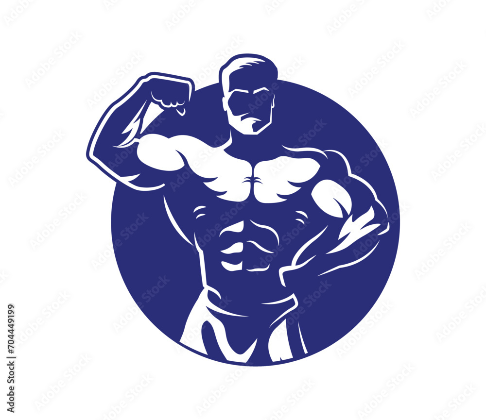 Mr Olympia cbum gym pose bodybuilder logo Stock Vector | Adobe Stock