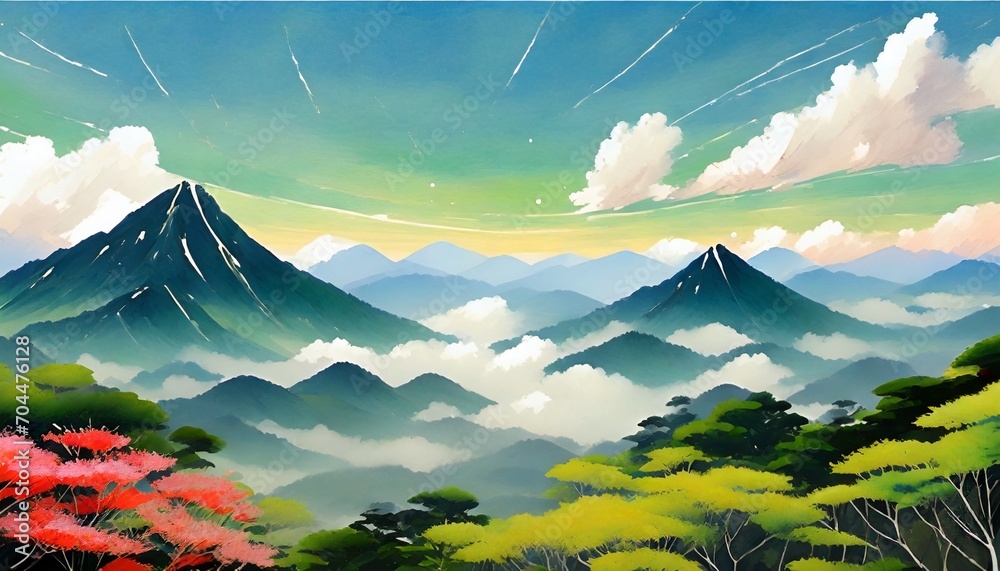 japanese ukiyo e landscape art prints oriental artistic painting japanese landscape 4k wallpaper ...