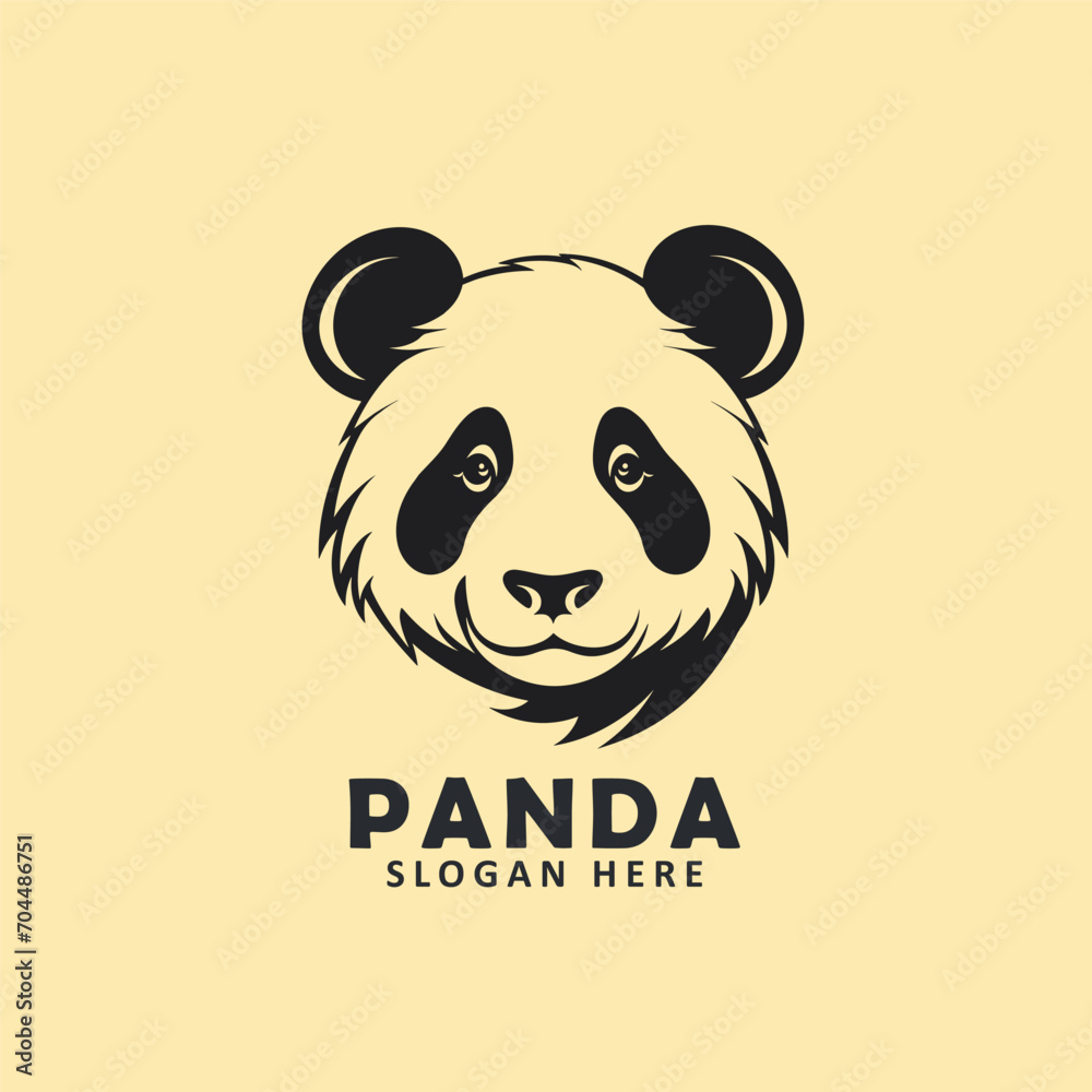 Panda logo design template whether you're building a playful brand for ...