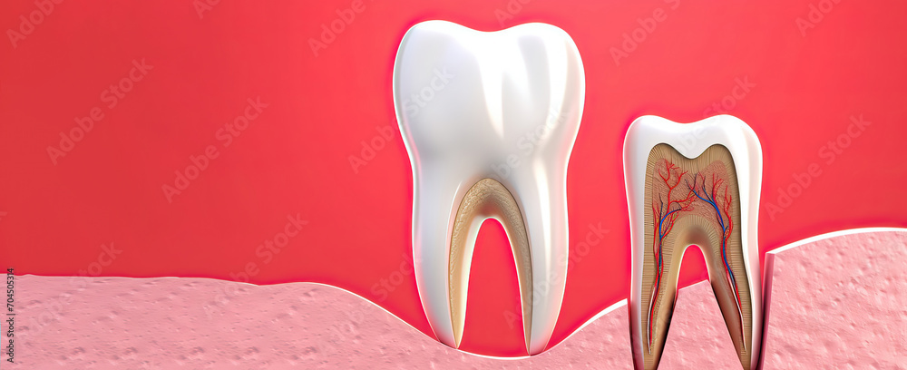 Cross section of teeth anatomy. , world Oral day, a world dentist day ...