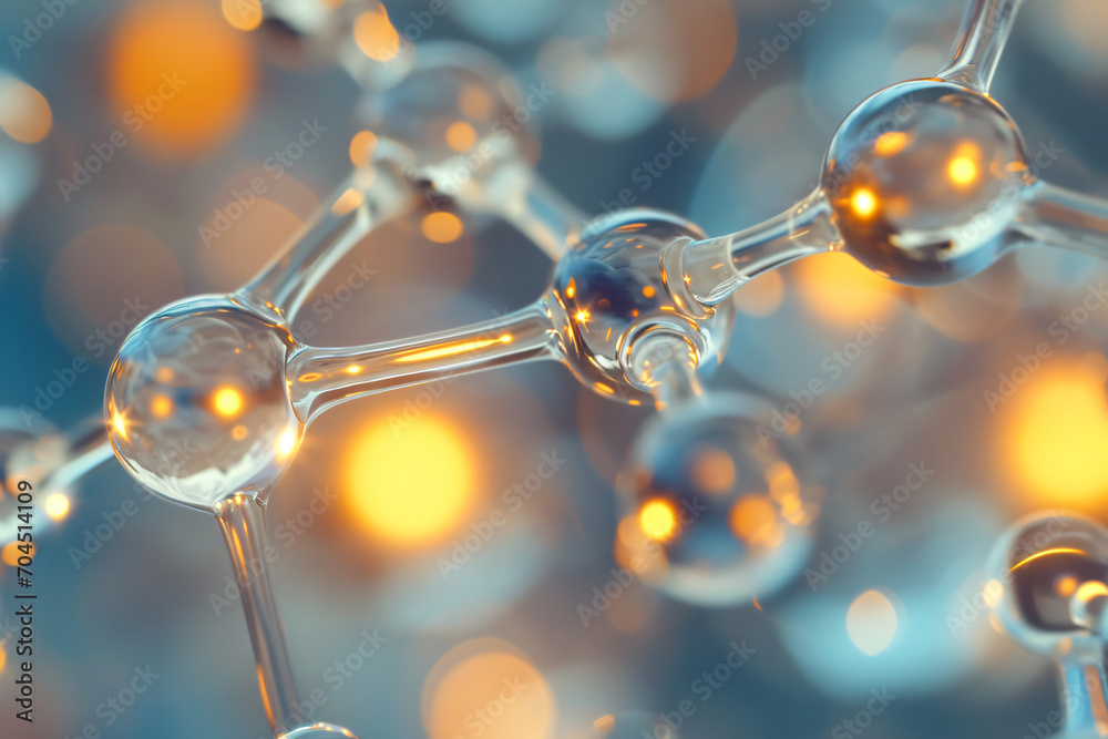 Molecule of cosmetic essence,dna atom molecule structure,skin care anti ...