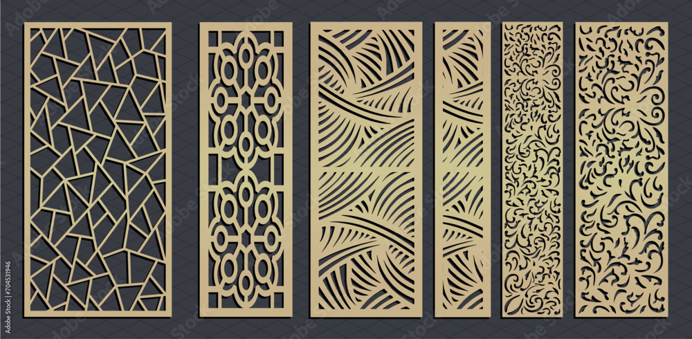 Set vector arches, eps,arch design for laser, plasma and cnc cutting ...