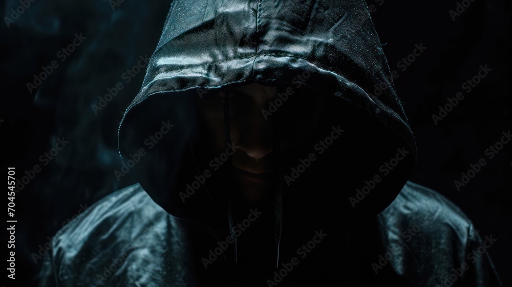 Visual representation of hacking and information protection through an ...