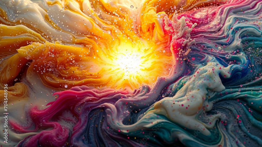 abstract fractal background, Witness the spectacular birth of the ...