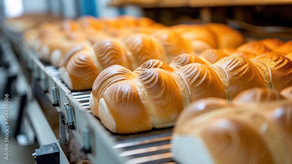 Production of bakery products at the plant using modern technologies ...