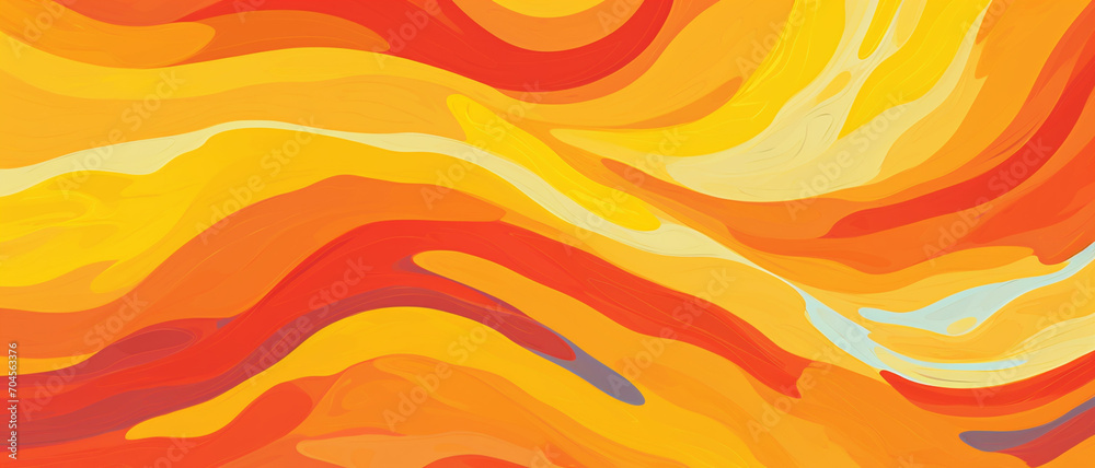 Design an abstract pattern inspired by solar flares and the sun's ...