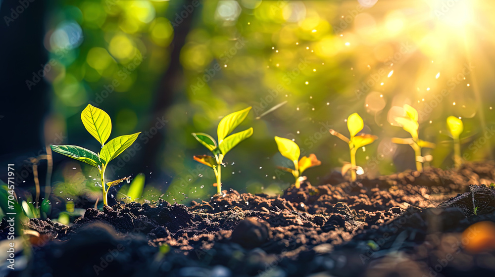 Success in the project The image of a growth curve reflecting success ...