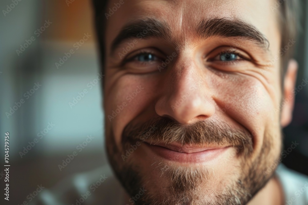 A close-up image focusing on the facial expressions and body language ...